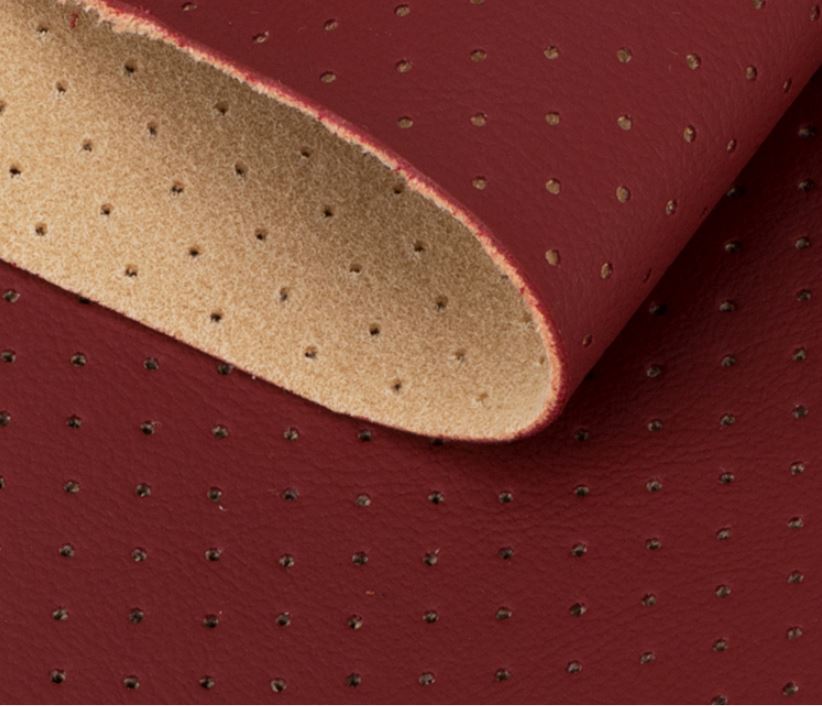 50x138mm 1.2mm thick PU Perforated Leather Fabric ... – Vicedeal