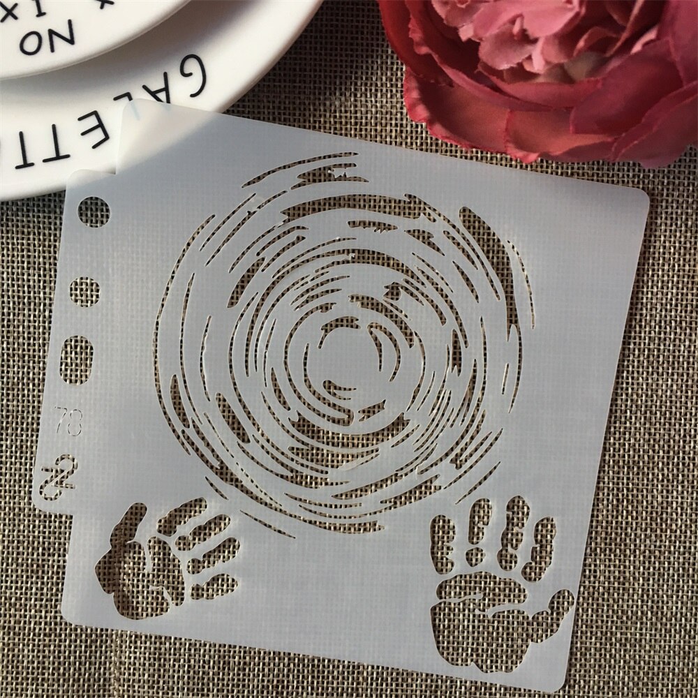 5inch Magic Hand Circle Round DIY Layering Stencil... – Vicedeal