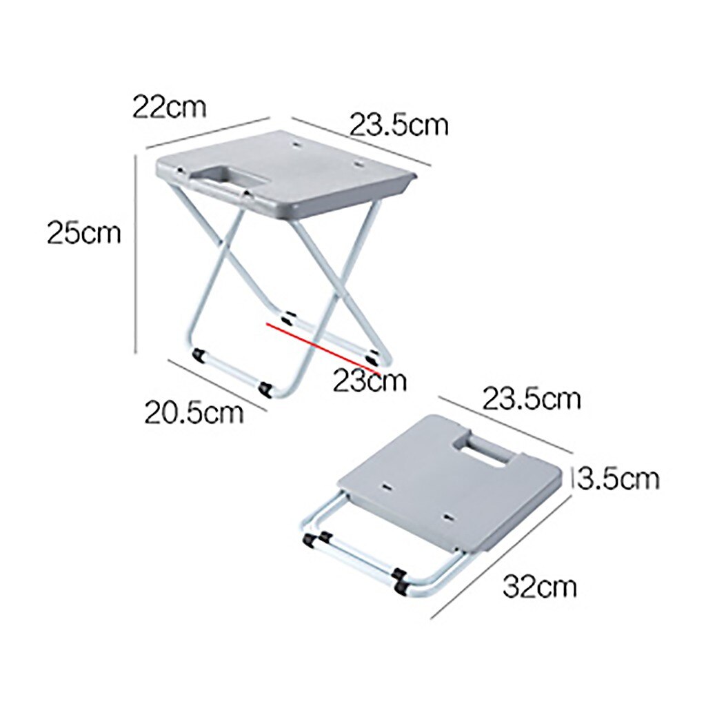 folding light weight campstool portable train stoo... – Vicedeal