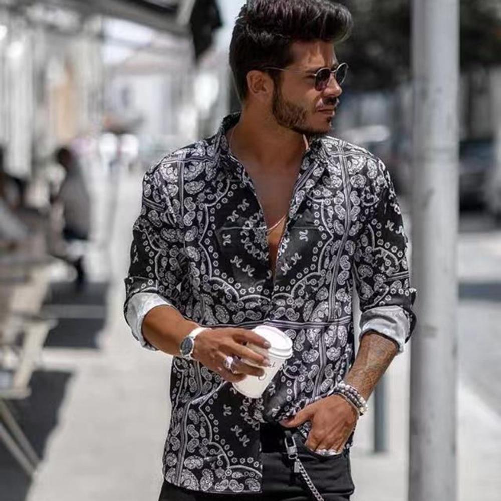 Stylish Male's Tops Mens Vintage Ethnic Printed Tu... – Grandado