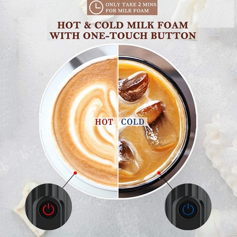 Top Automatic Milk Frother Electric Milk Steamer C... – Grandado