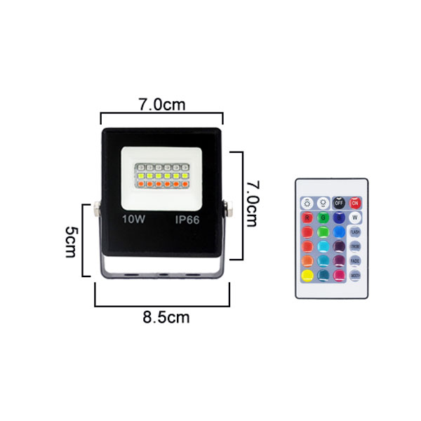 Led Spotlight Outdoor RGB Flood Light 10W 30W 50W ... – Grandado