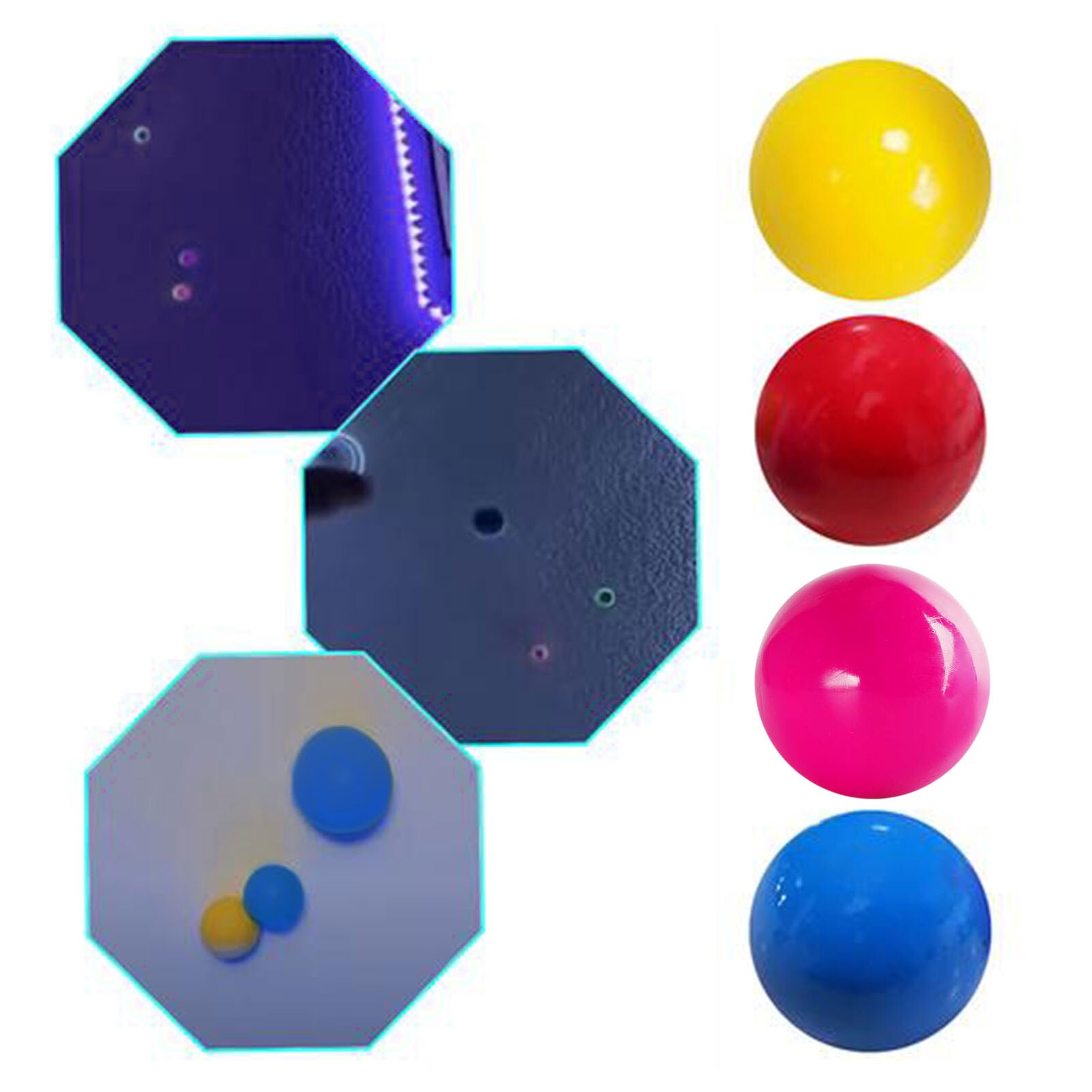 4.5cm Stick Wall Ball Squash Sticky Target Ball De... – Grandado