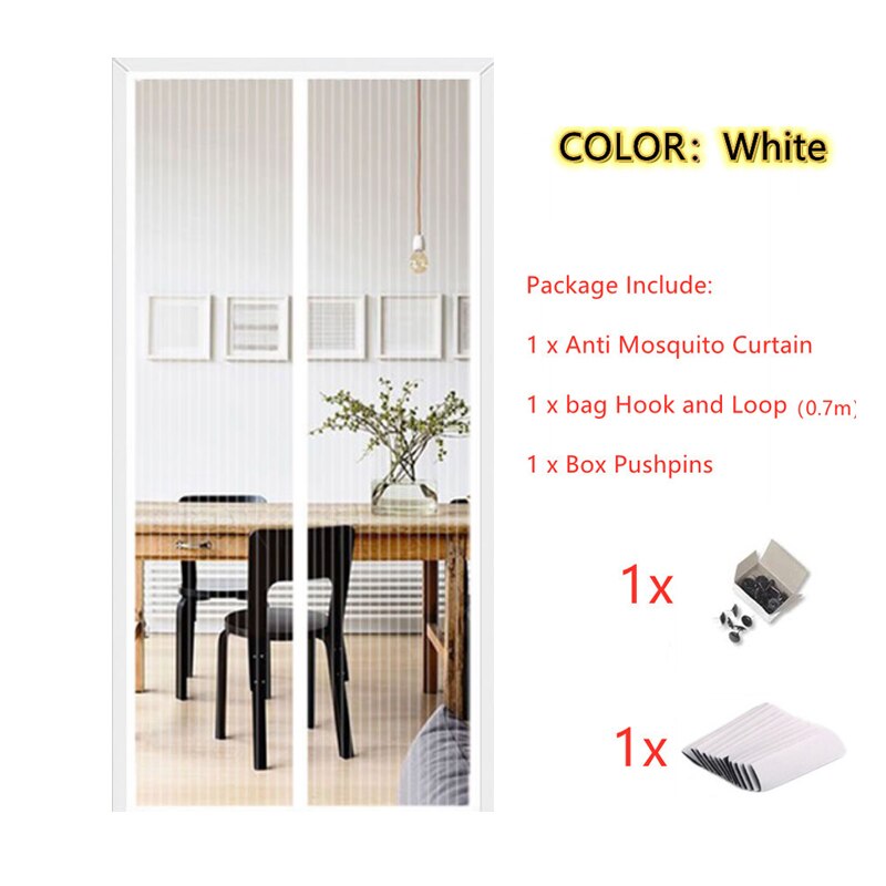 120X250 Versterkte Magnetische Hordeur Gordijn Ant... – Vicedeal