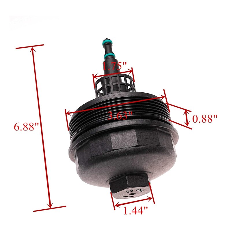 Oil Filter Housing Cover Cap for -BMW E36 E39 E46 ... – Vicedeal