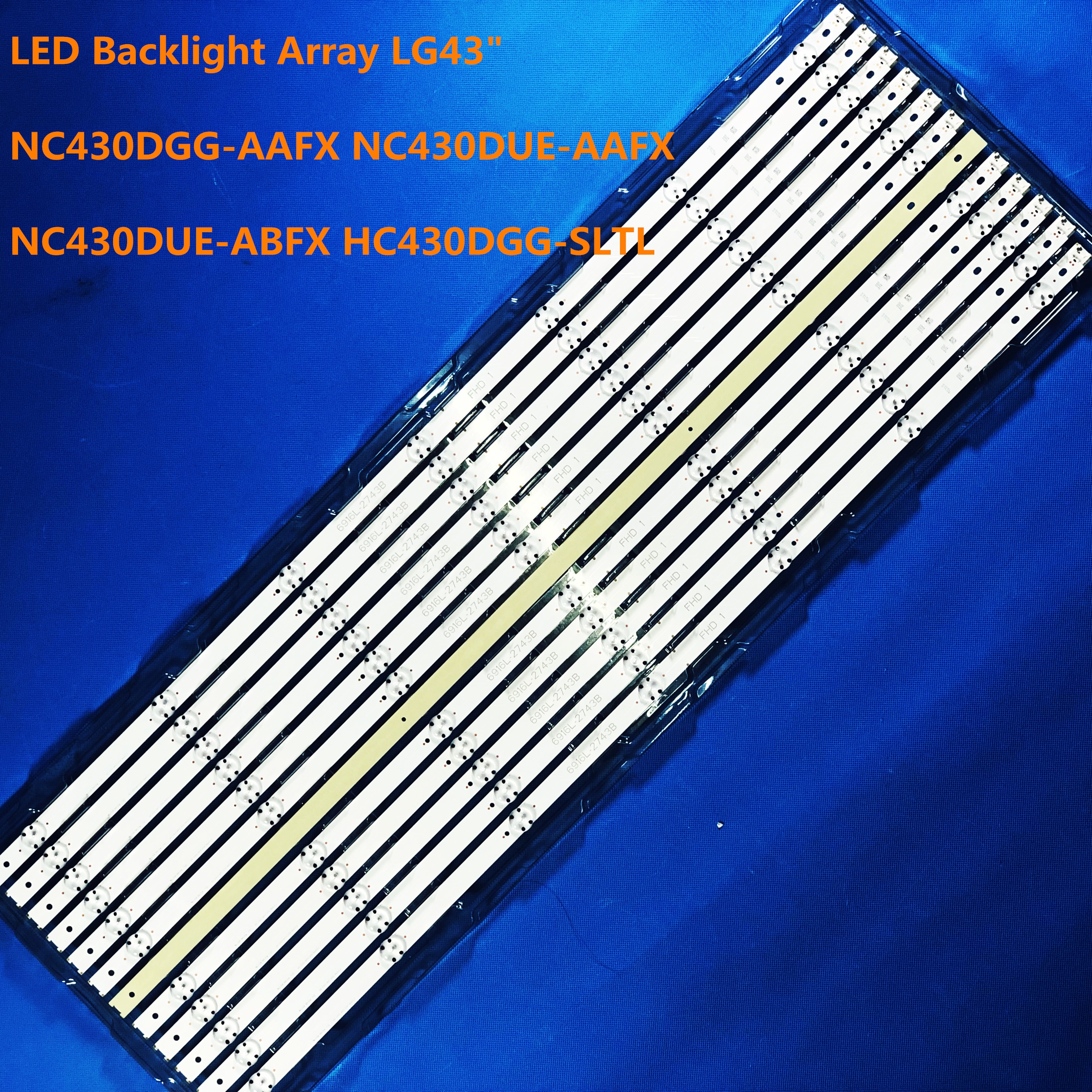 3pcs LED Backlight Array LG43 "NC430DGG-AAFX NC430... – Vicedeal