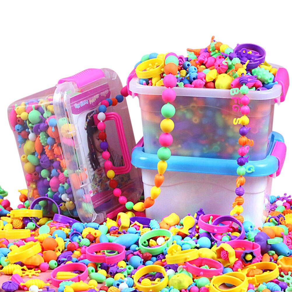 500PCSDIY Handmade Beaded Toy Set Cute Bead Bead M... – Grandado