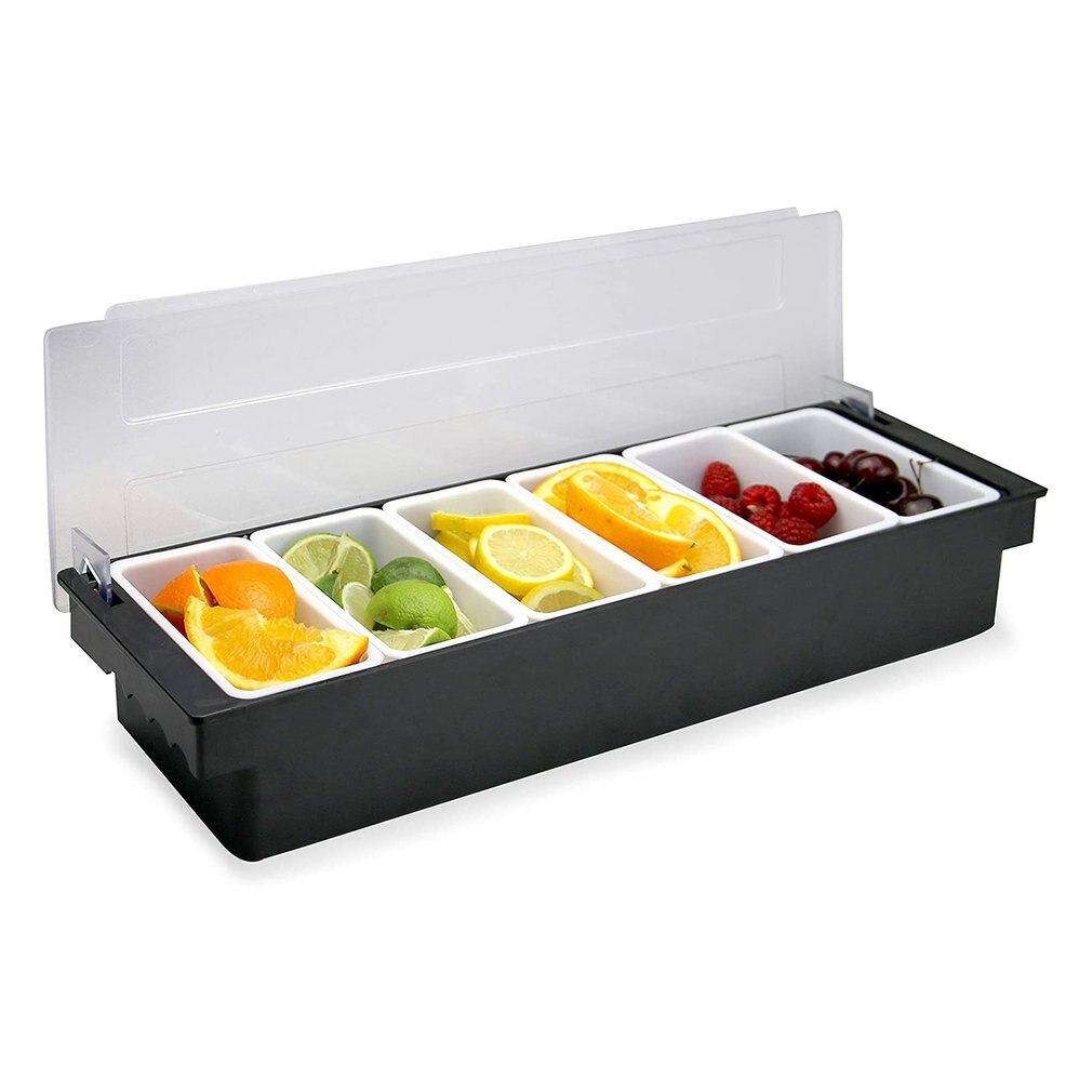 Plateau distributeur de condiments à 6 compartimen... – Grandado