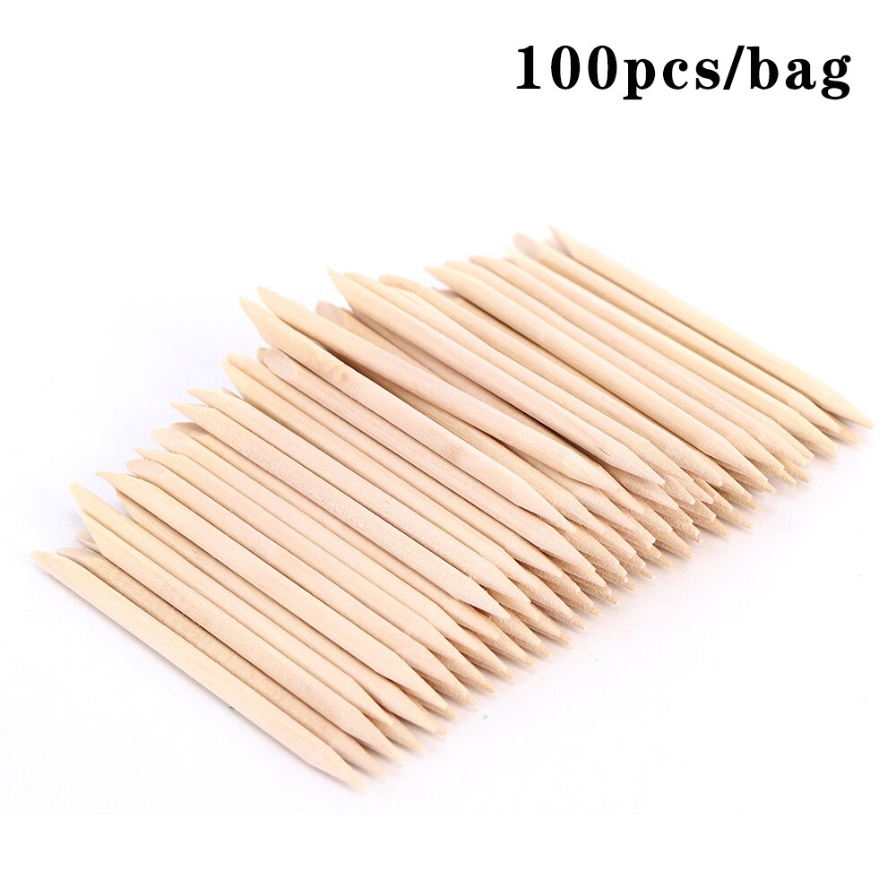 Women Double End Nail Art Wood Stick Cuticle Pushe... – Grandado