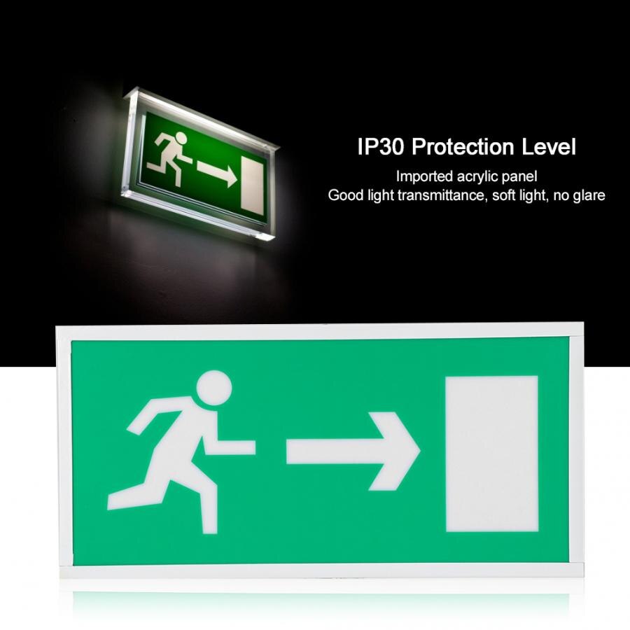AC 220V 6W LED Emergency Sign Evacuation Safety In... – Vicedeal