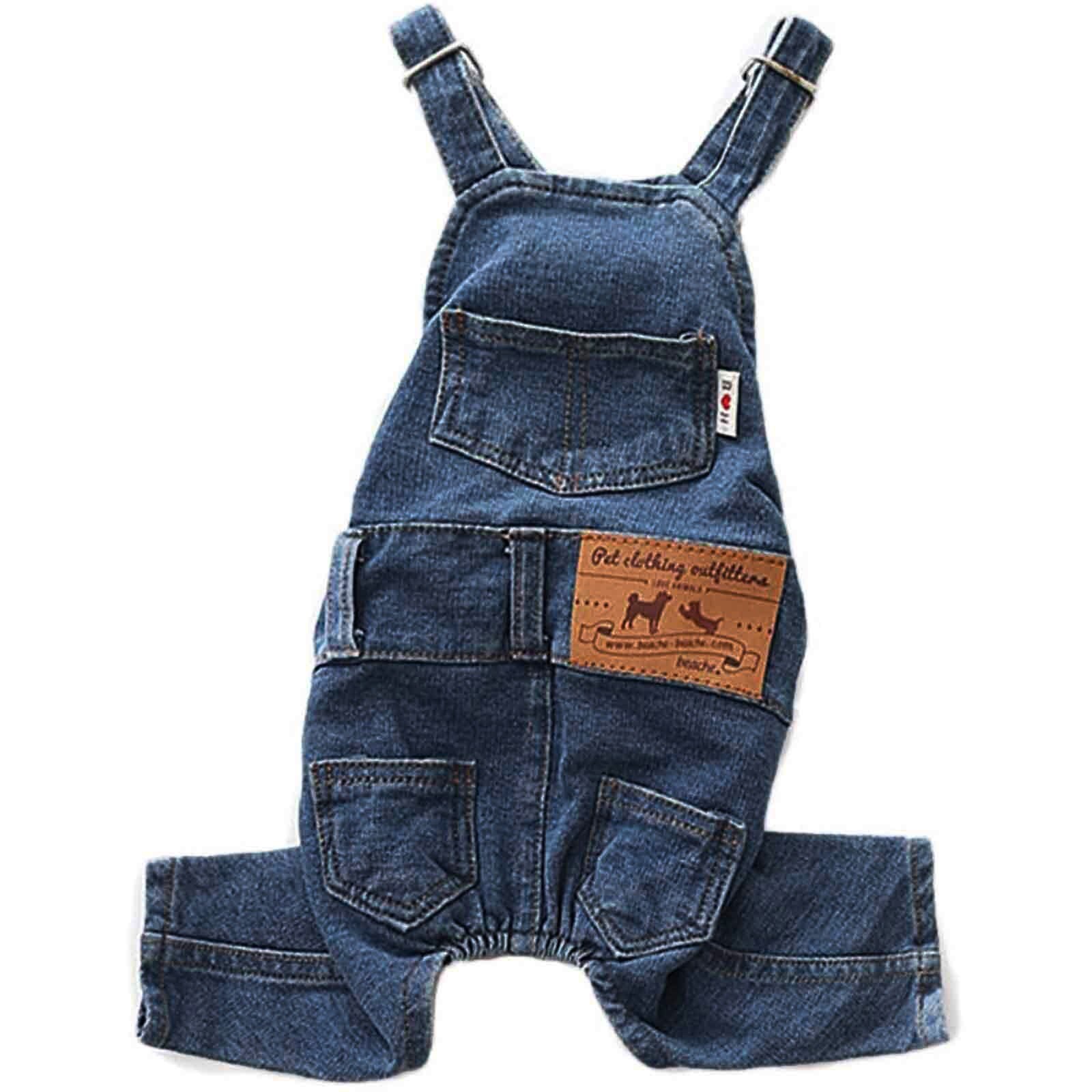 Conjunto de camisas para perro, ropa de mezclilla,... – Grandado
