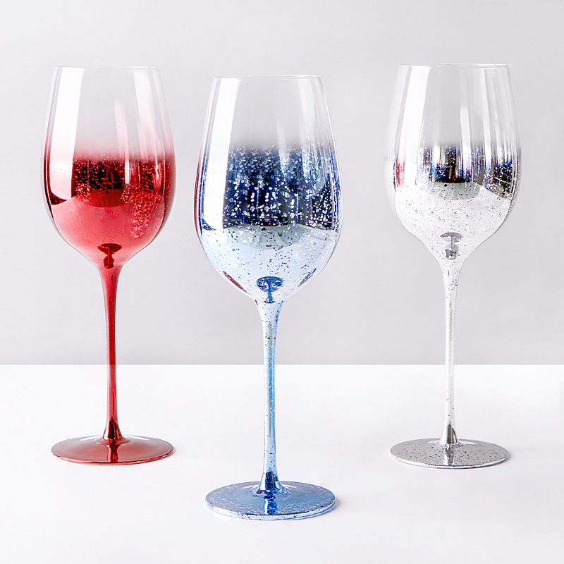 Kreative Blau sternenklar Wein Glas Cocktail Beche... – Grandado