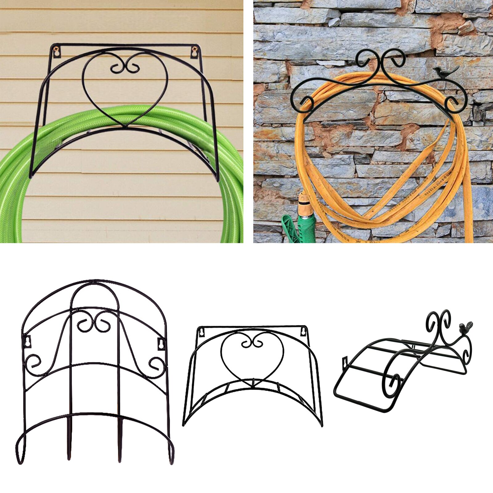 Iron Graden Slang Houder Opslag Pijp Hanger Home G... – Vicedeal