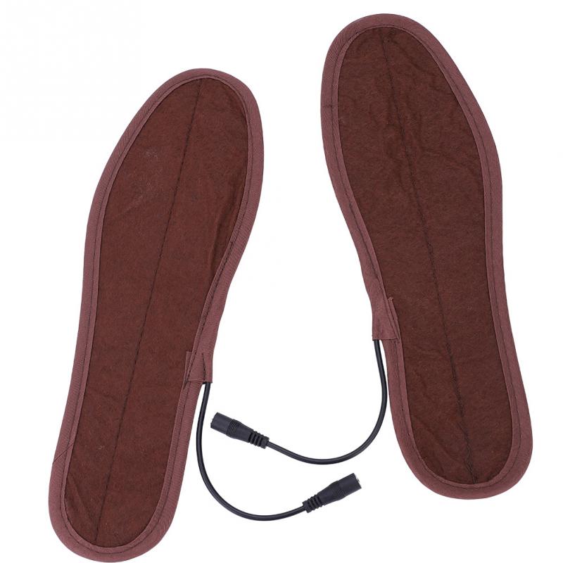 1 Pair USB Heated Insoles Foot Warming Pad Warmer ... – Vicedeal