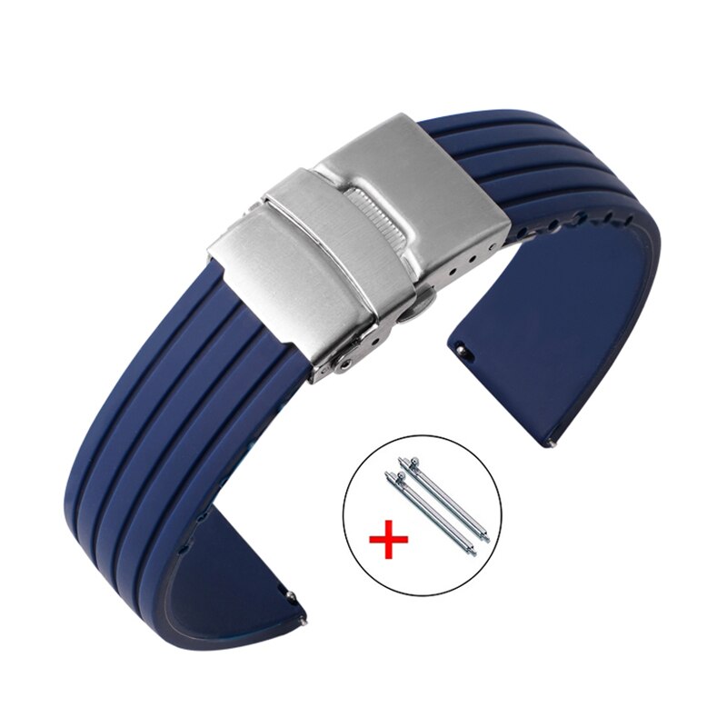 Quick Release Silicone Straps 18mm 20mm 22mm 24mm ... – Grandado