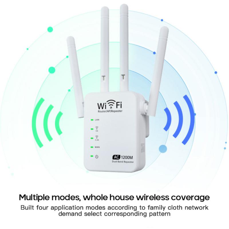 1200M Wireless Wifi Repeater Wifi Range Repeater W... – Vicedeal