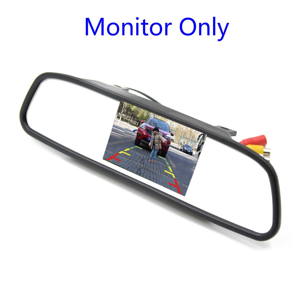 4.3 "Car Mirror Monitor + Bedrade/Draadloze Auto A... – Grandado
