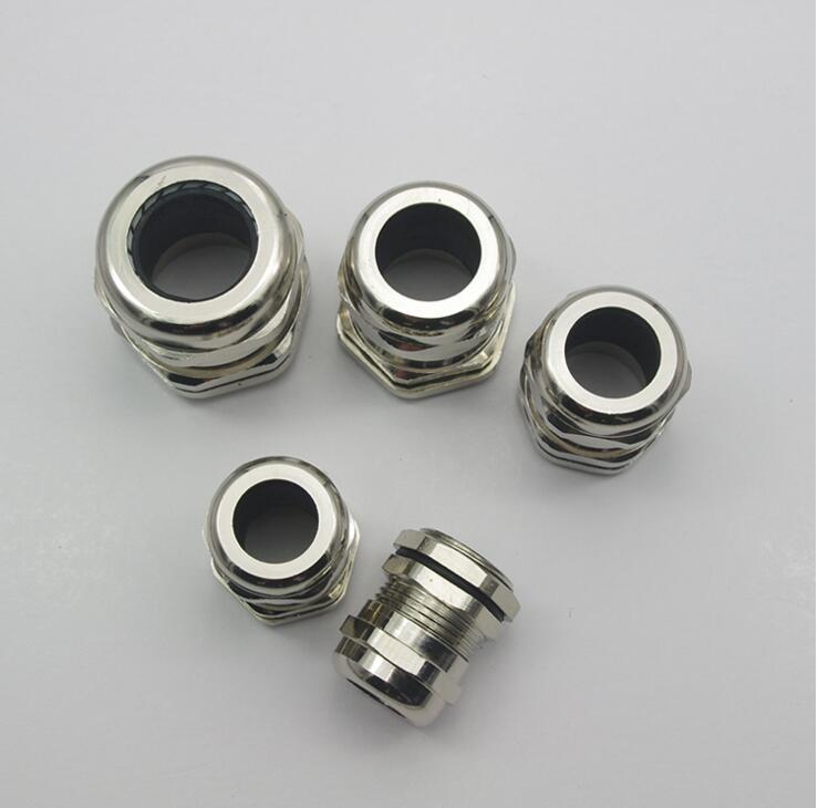 Metal Power Cord Cable glands Brass nickel-plated ... – Grandado