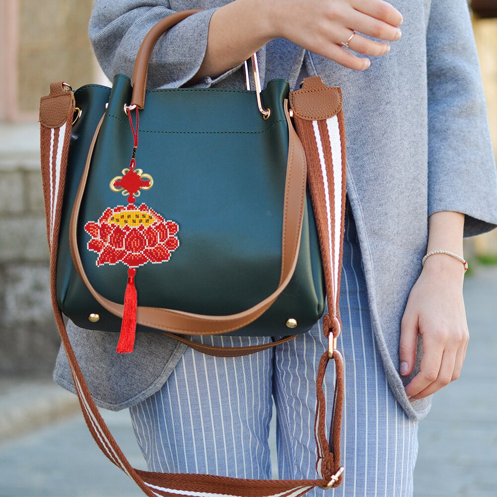 DIY Lotus Flower Chinese Knot Handmade Craft Beade... – Vicedeal