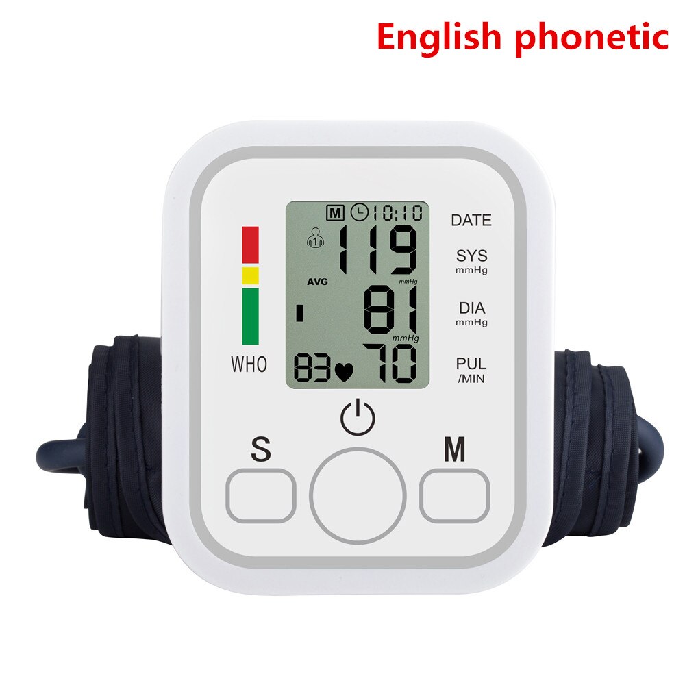 English Voice Cuff Wrist Sphygmomanometer Blood Pr... – Grandado