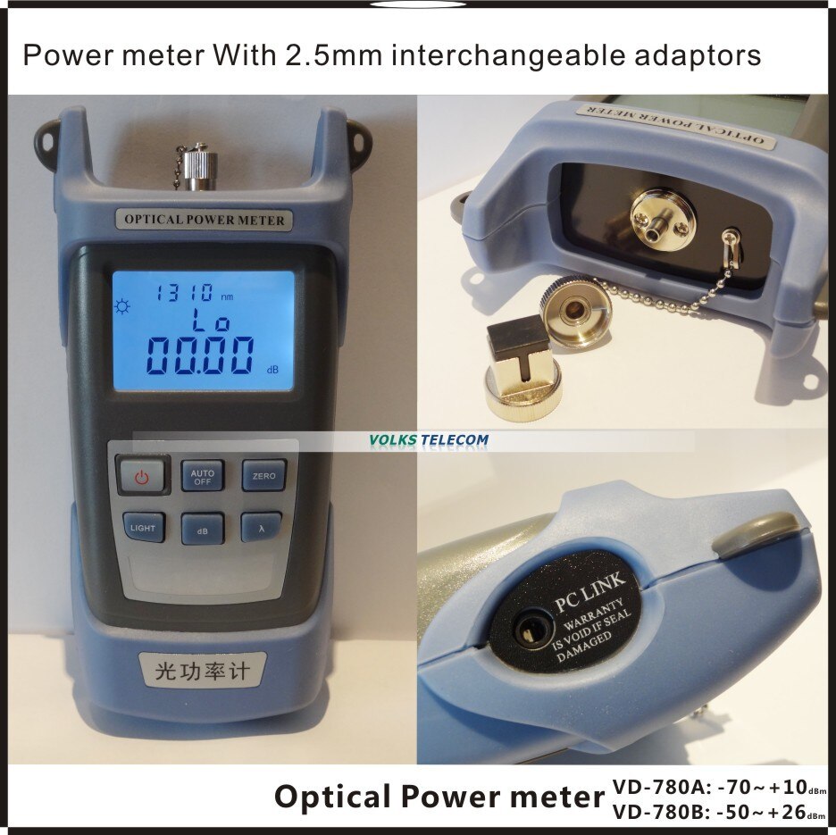 FTTH fiber optic power meter VD708A VD708B – Grandado