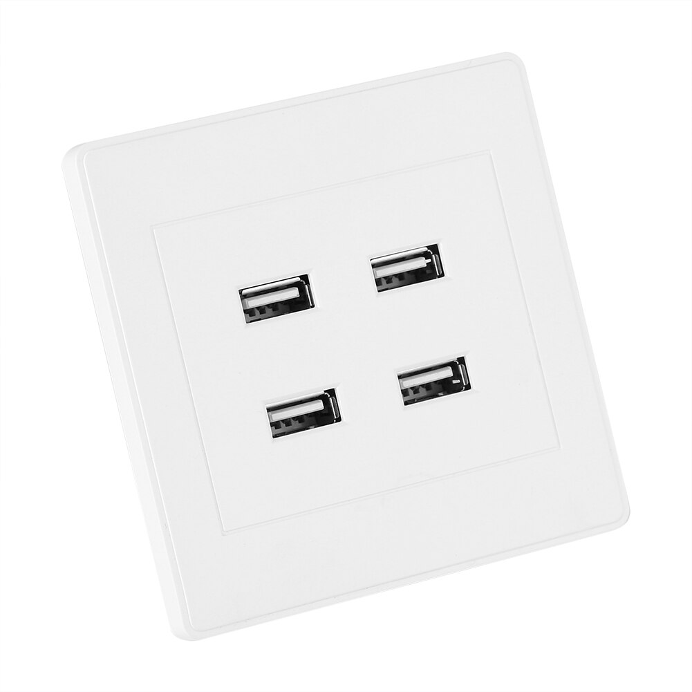 4 USB Ports DC 5V Wall Outlet Panel Plug Socke Hom... – Grandado