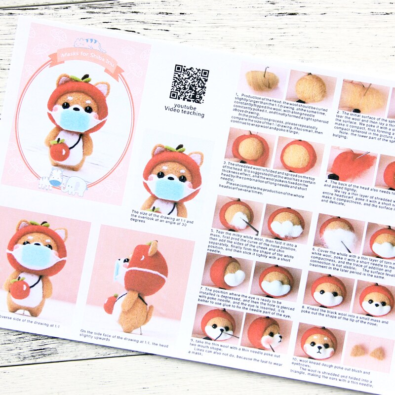 DIY Needle Felting Kit Needle Crafts Wool Felting ... – Grandado