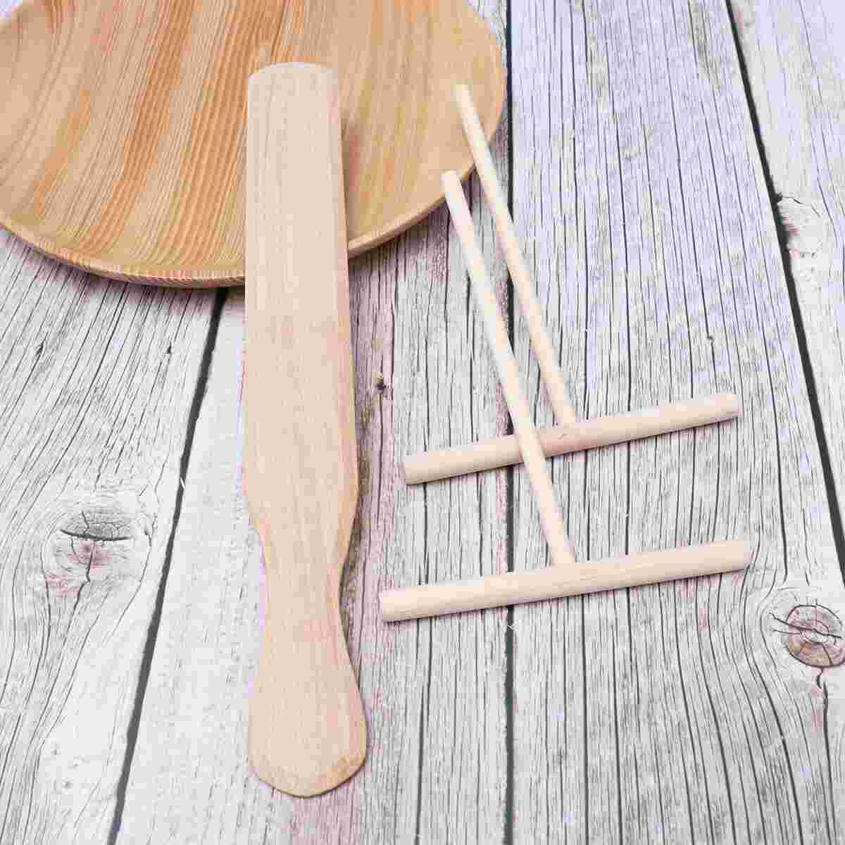 3 Pcs Crêpe Spreader En Spatel Set Houten Spatel K... – Vicedeal