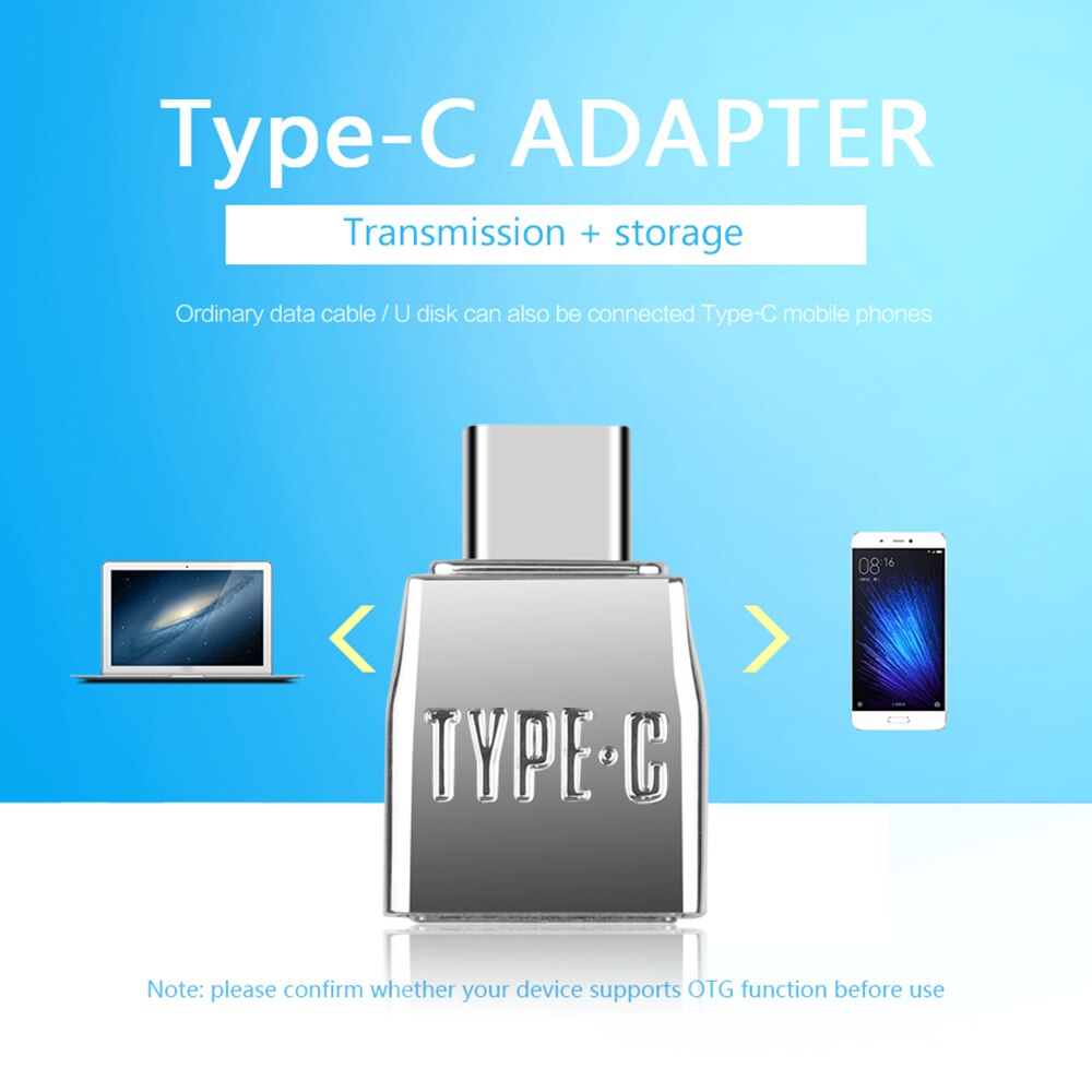 Mini Metal Micro USB 2.0 Female to USB 3.1 Type C ... – Grandado