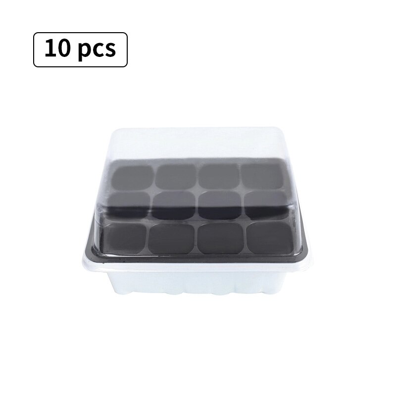 10pcs 12 grid Nursery Pots Planting Seed Tray Kit ... – Grandado