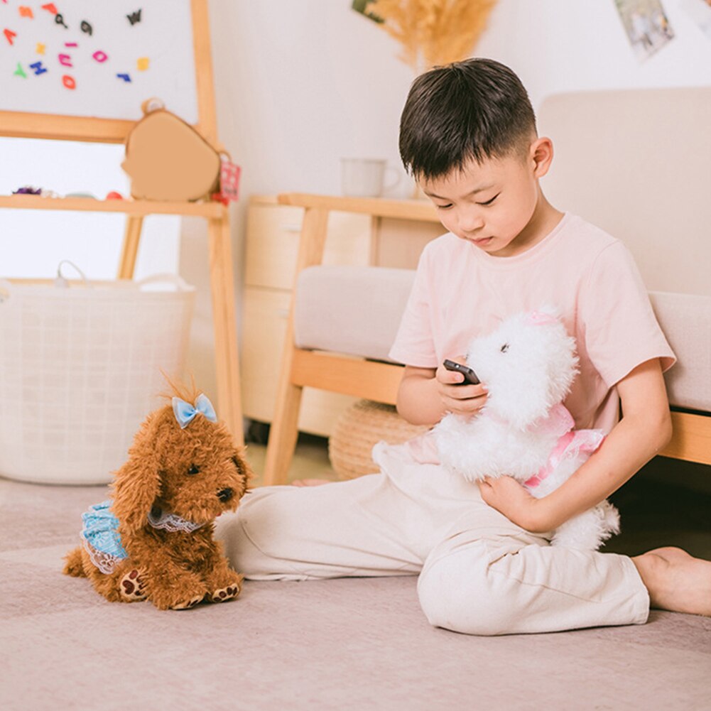 Adjustable Volume Educational Teddy Dog Interactiv... – Grandado