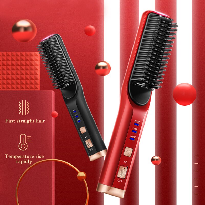 Straightening Comb Digital Display 3D Straight Hai... – Grandado
