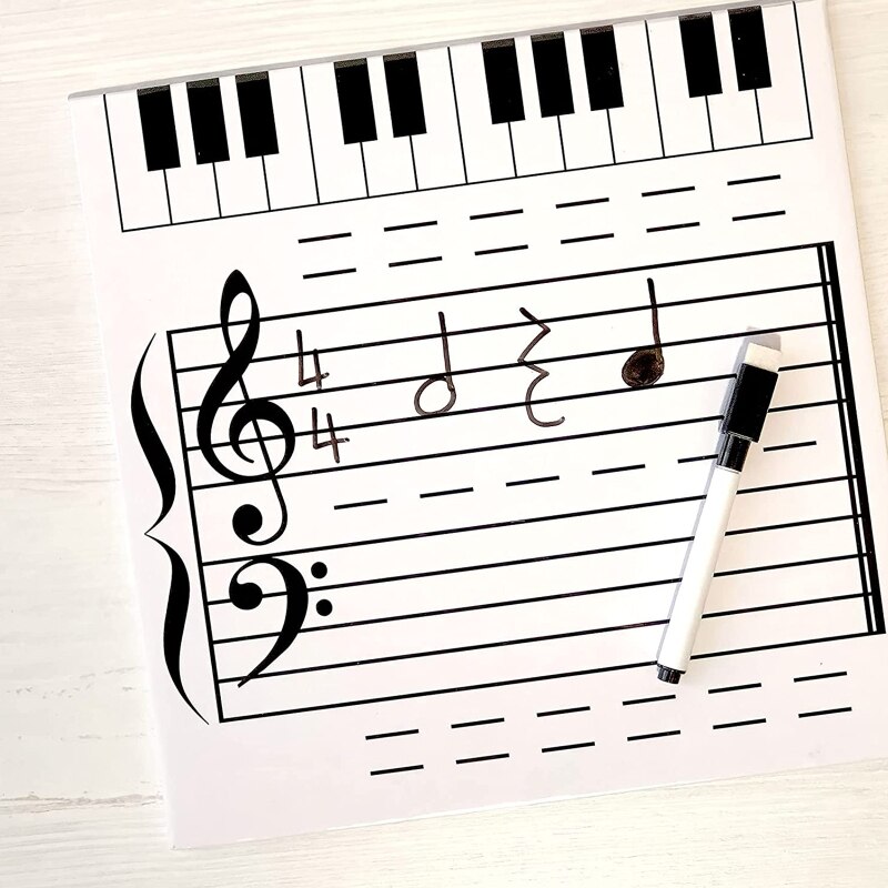 Magnetic Music Notation Whiteboard Teaching Aid In... – Grandado