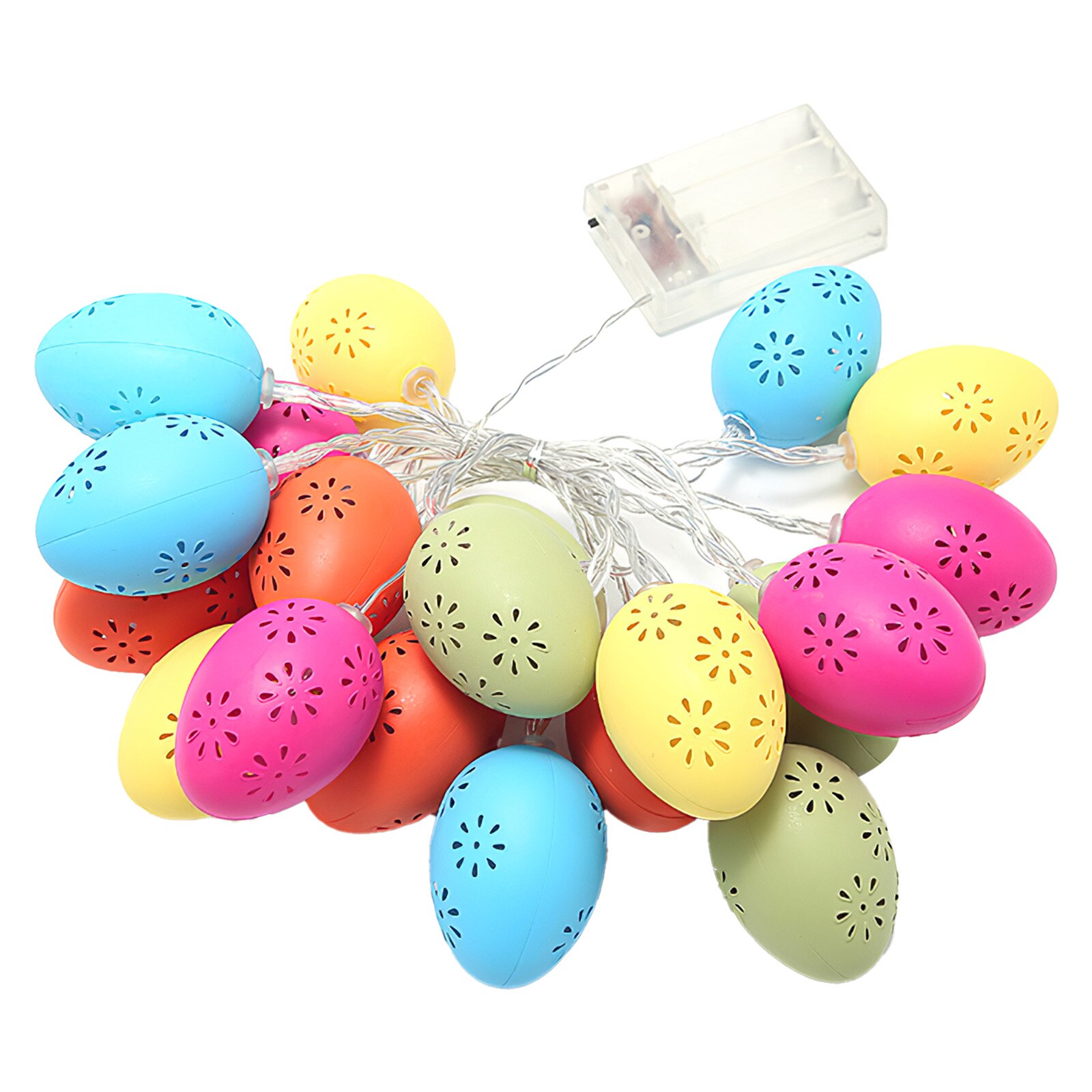 3M Colorful Easter Egg Lamp String Festival DIY Ha... – Grandado