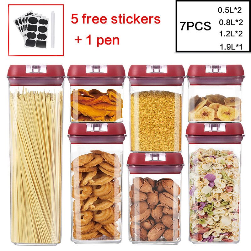 Plastic storage container Grain jar storage bottle... – Vicedeal