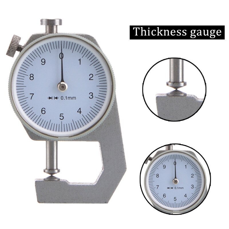 0-10Mm Dikte Gauge Ronde Dial Diktemeter Nauwkeuri... – Grandado