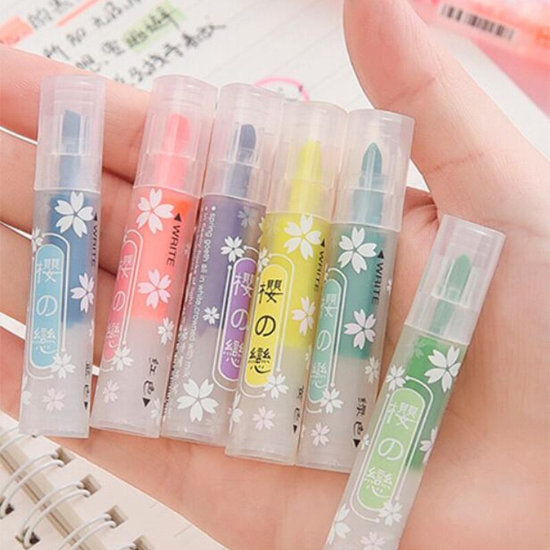 8 pcs/pack Mini Cherry Sakura Highlighter Cute 8 c... – Grandado