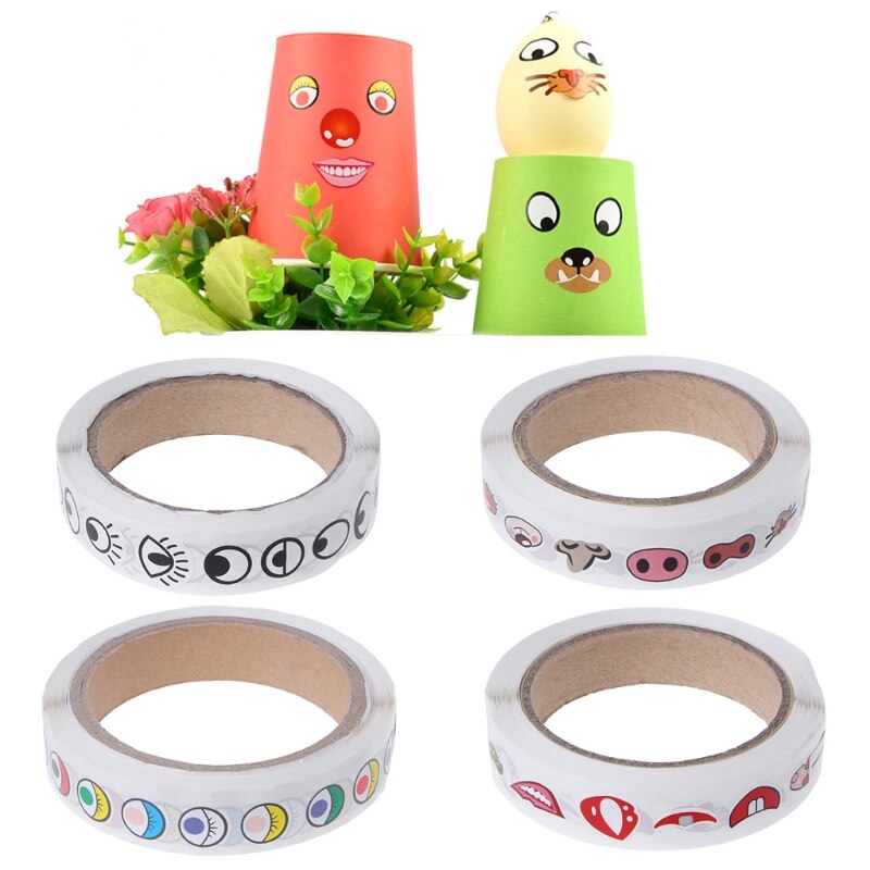 Cartoon Animal DIY Assembling Sticker Eyes Nose Mo... – Vicedeal