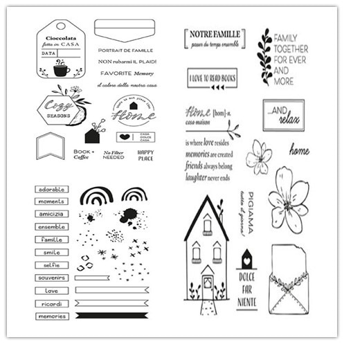 Franse 3 Stempel Clear Stempel Voor Scrapbooking T... – Grandado