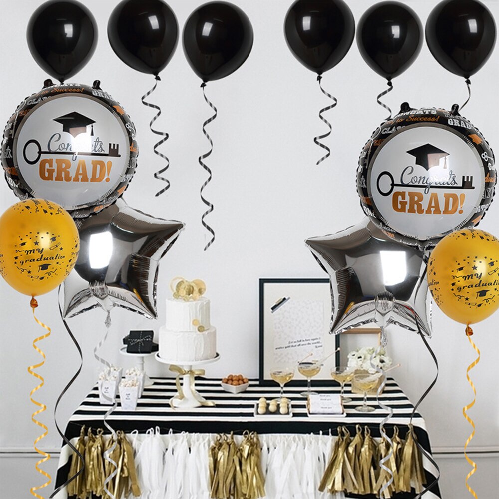 Graduation Balloons Congratulations Party Supplies... – Grandado
