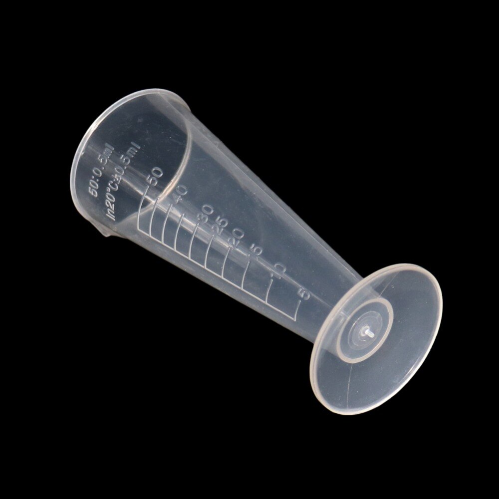 50ml Translucent Plastic Cone Measuring Cylinder G... – Vicedeal