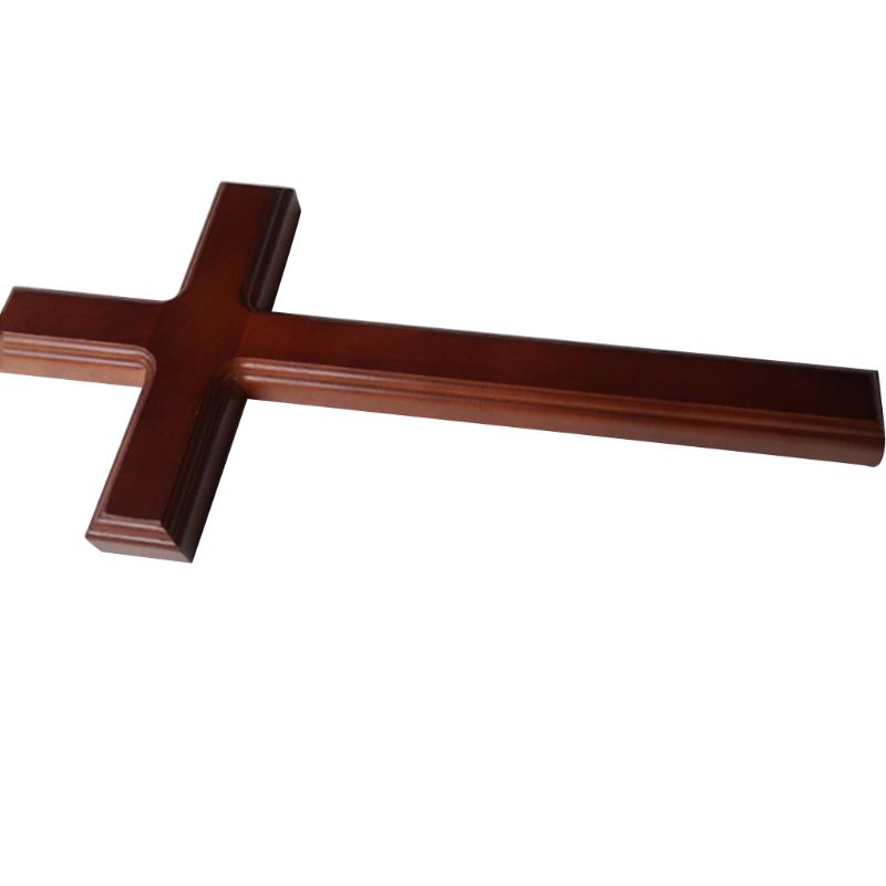 32cm Wooden Jesus Christ Cross Wall Mounted Church... – Grandado