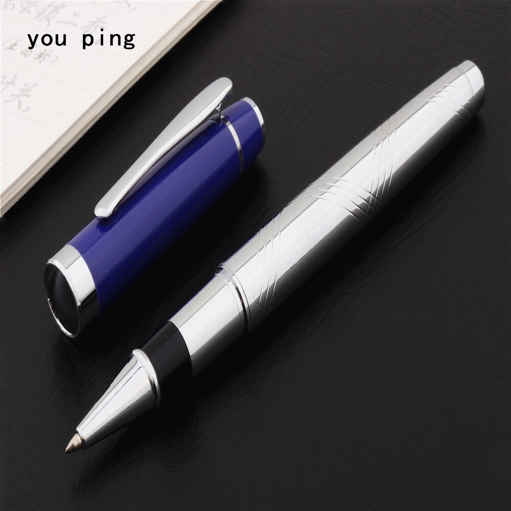 Luxury pen 034 Blue hat Platinum Spiral wire Busin... – Vicedeal