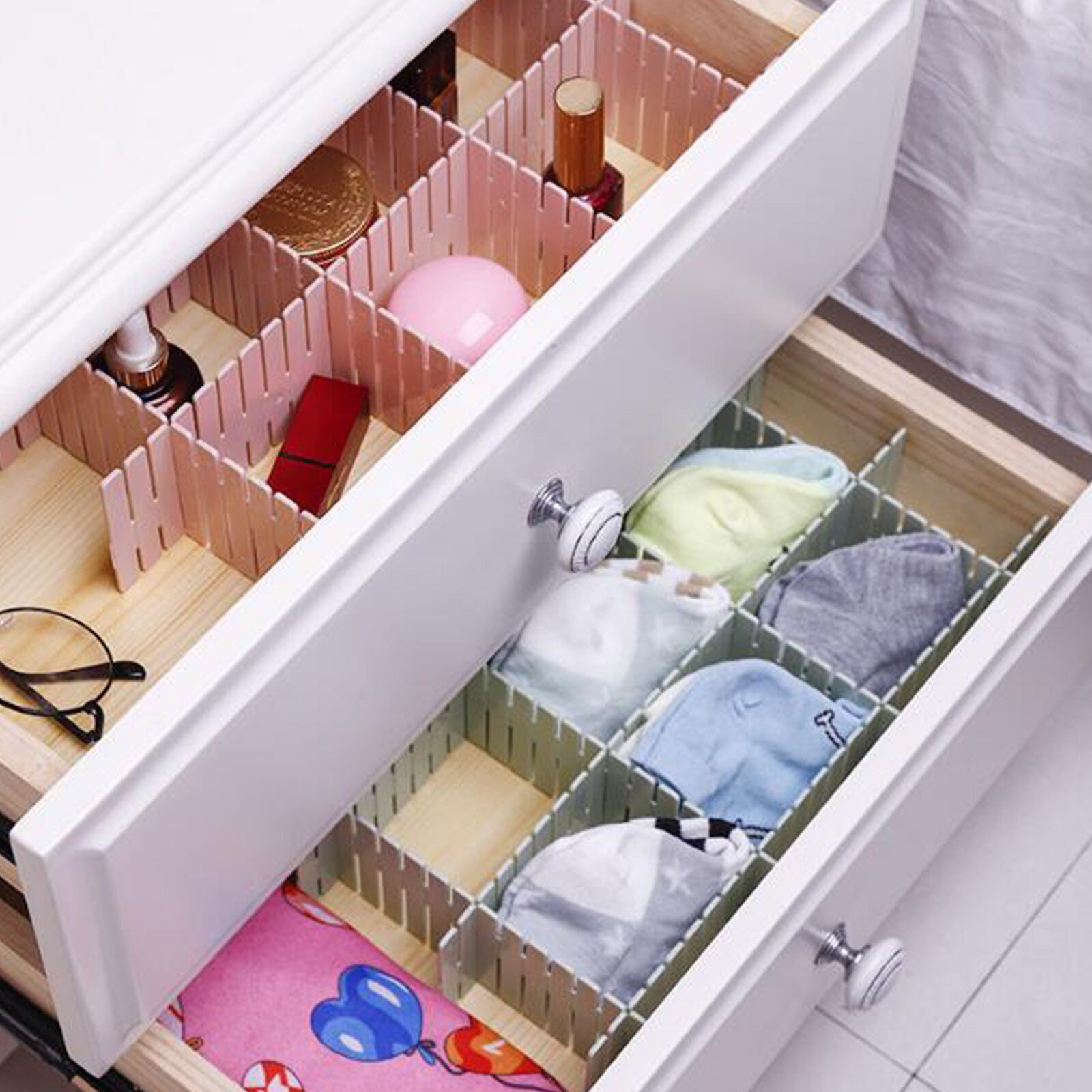 DIY Storage Partition Adjustable Drawer Organiser ... – Grandado