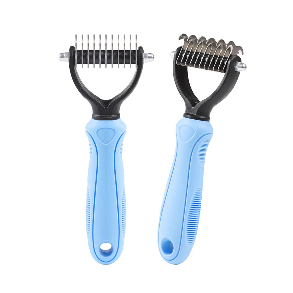 Pet Dog Hair Knot Cutter Remove Rake Grooming Brus... – Vicedeal