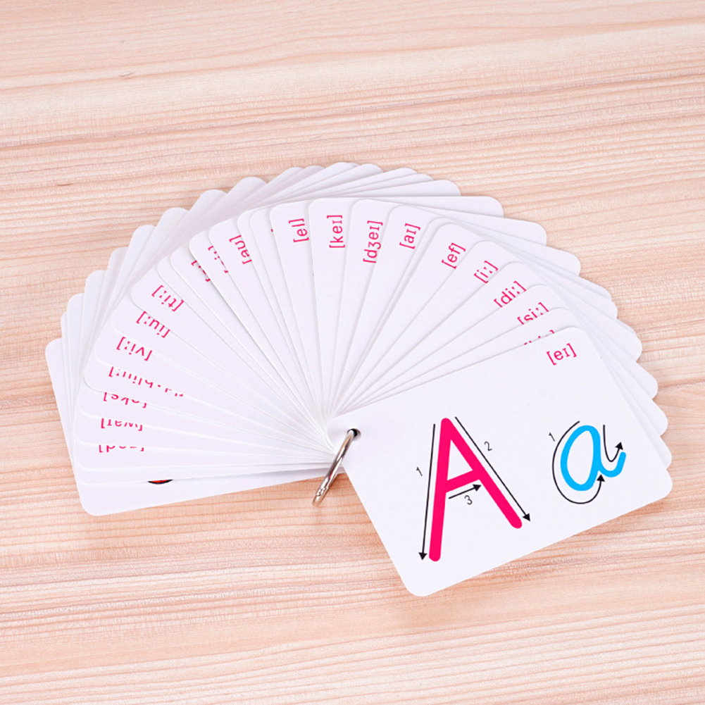 26 English Alphabet Letters Handwritten Learning C... – Vicedeal