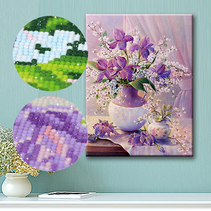 5D DIY Full Diamond Painting Modern Style Flowers ... – Grandado