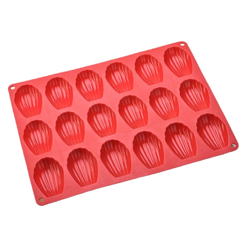 18 Cavity Shell Shape Cake Baking Molds Silicone C... – Vicedeal