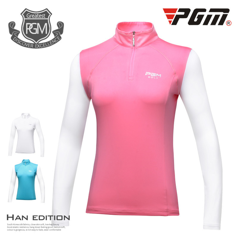 Pgm Women Golf Shirts Summer Sunscreen Long Sleeve... – Grandado