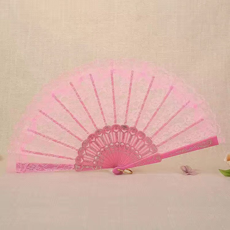 Black Spanish Victorian Hand Fan for Wedding Party... – Vicedeal